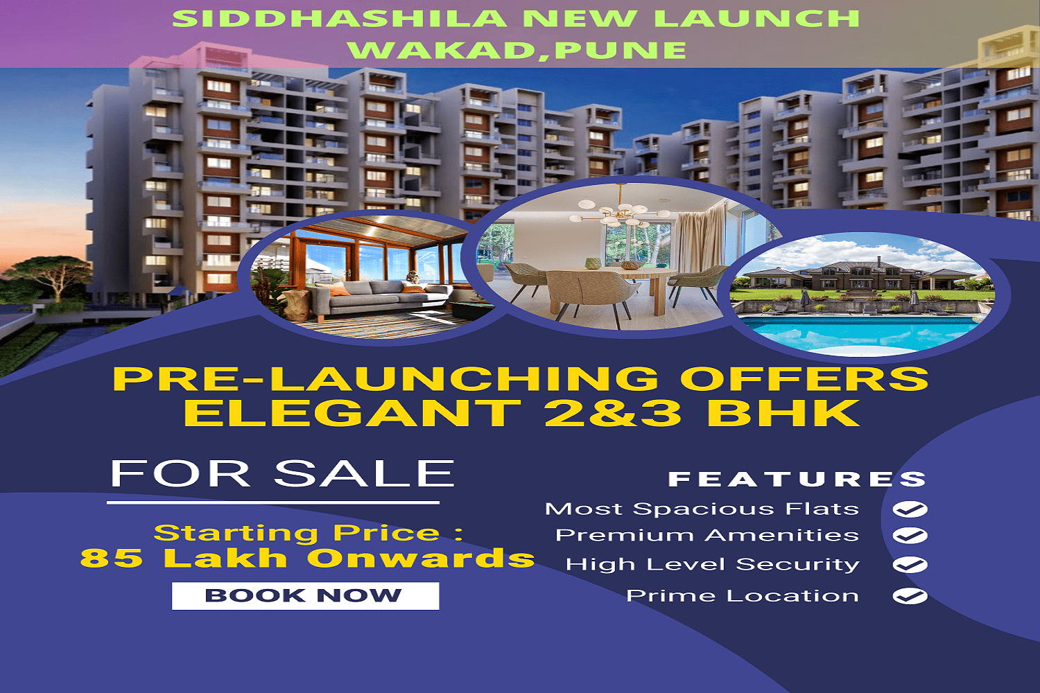 Treasure Troves Wakad By SiddhaShila - Buy Best 2/3BHK 86L*